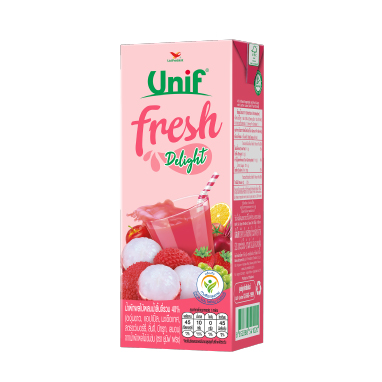 Unif-Fresh Delight ผสมผักผลไม้รวม 40% ขนาด 180 มล.1ลัง (36 กล่อง ...
